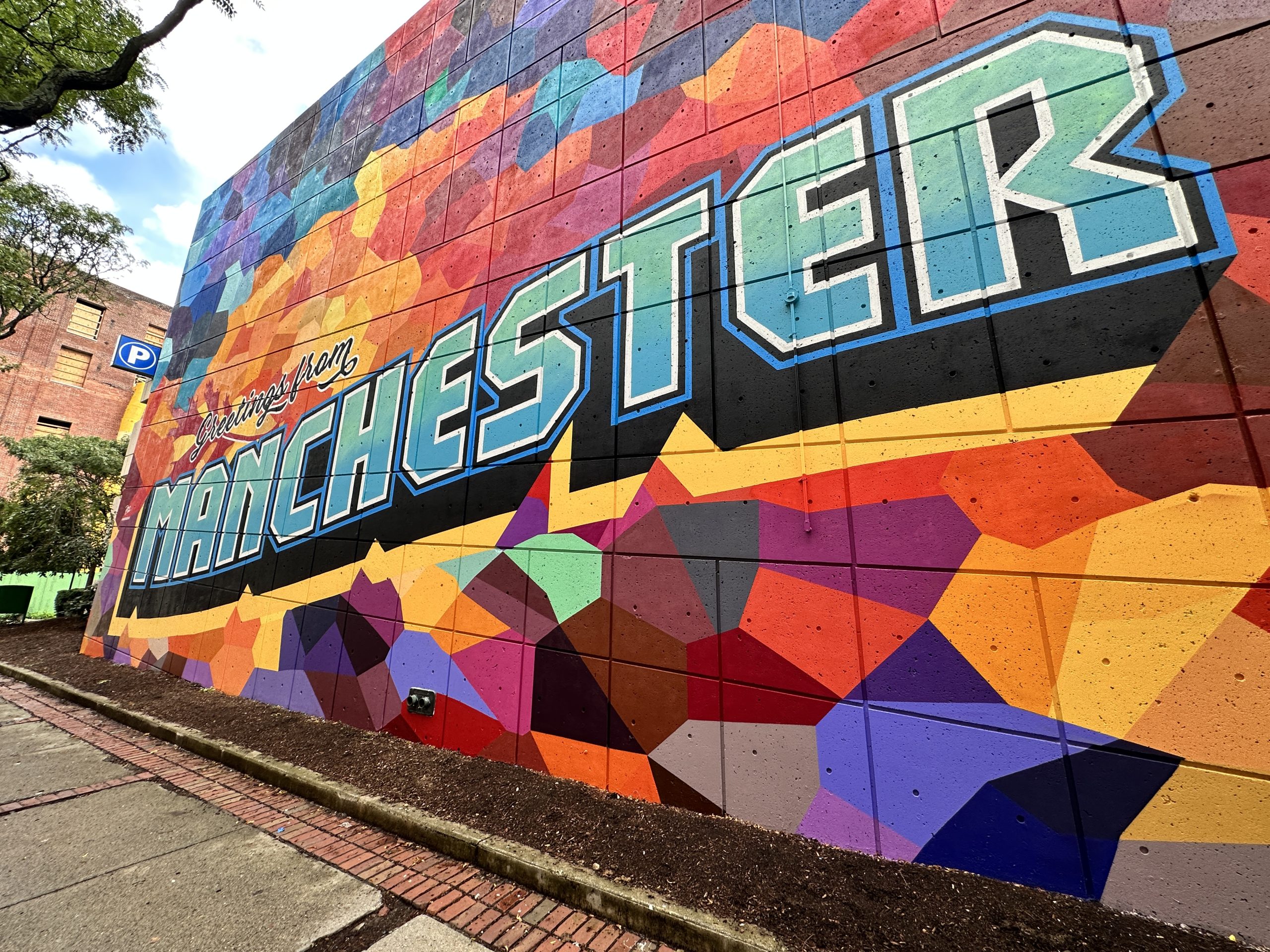Greetings from Manchester Mural